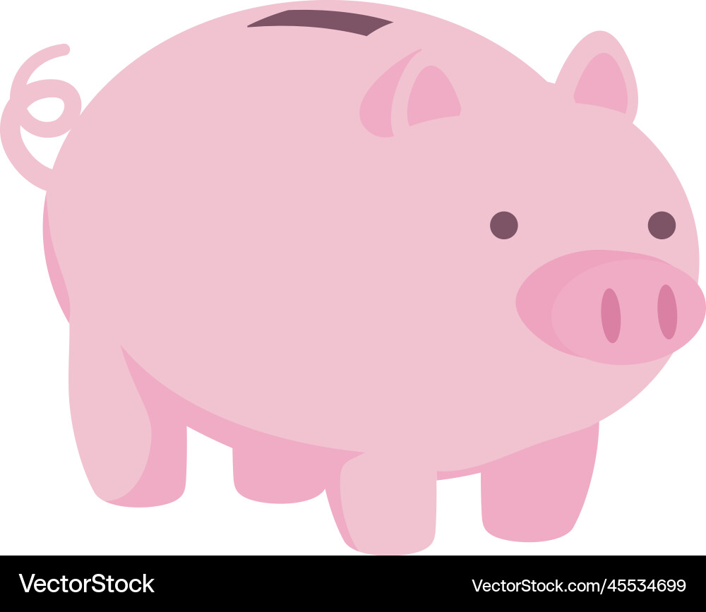 Piggy bank design Royalty Free Vector Image - VectorStock