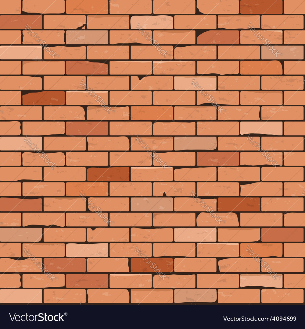 Seamless brick wall background Royalty Free Vector Image
