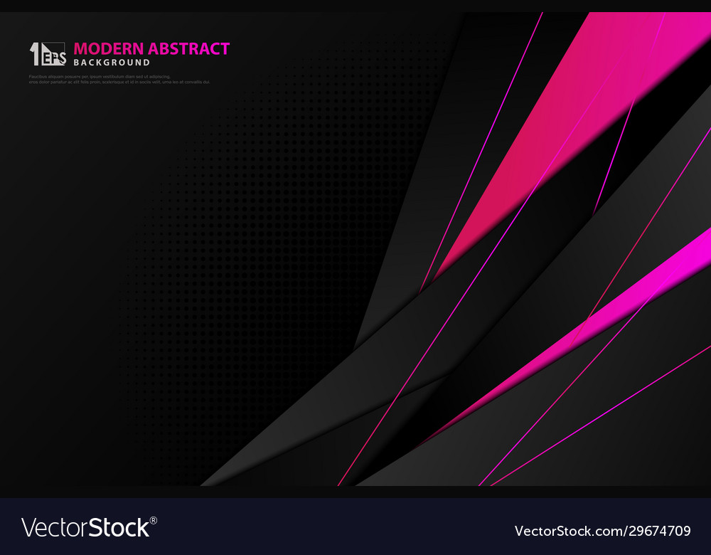 Abstract technology gradient black template Vector Image