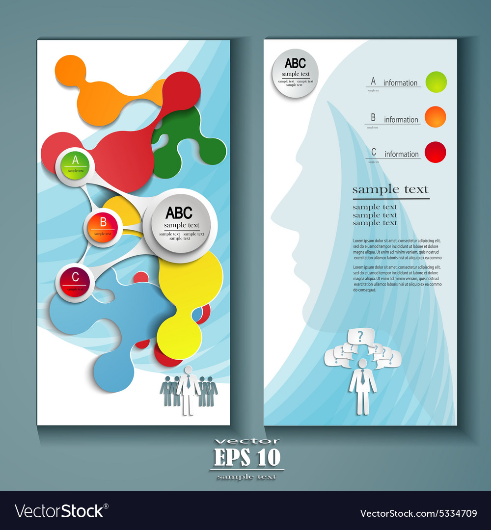 Flyer template Royalty Free Vector Image - VectorStock