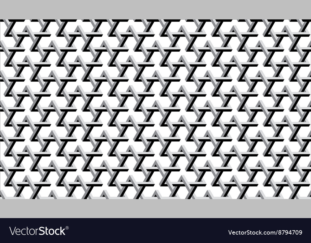 Impossible pattern Royalty Free Vector Image - VectorStock