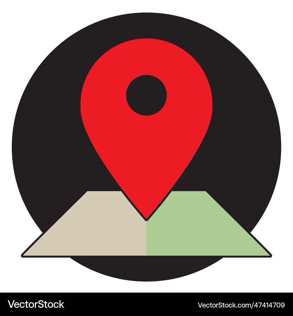 Map logo location Royalty Free Vector Image - VectorStock