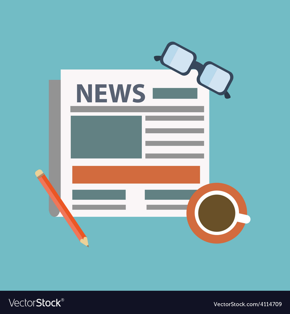 Newspaper Royalty Free Vector Image - VectorStock