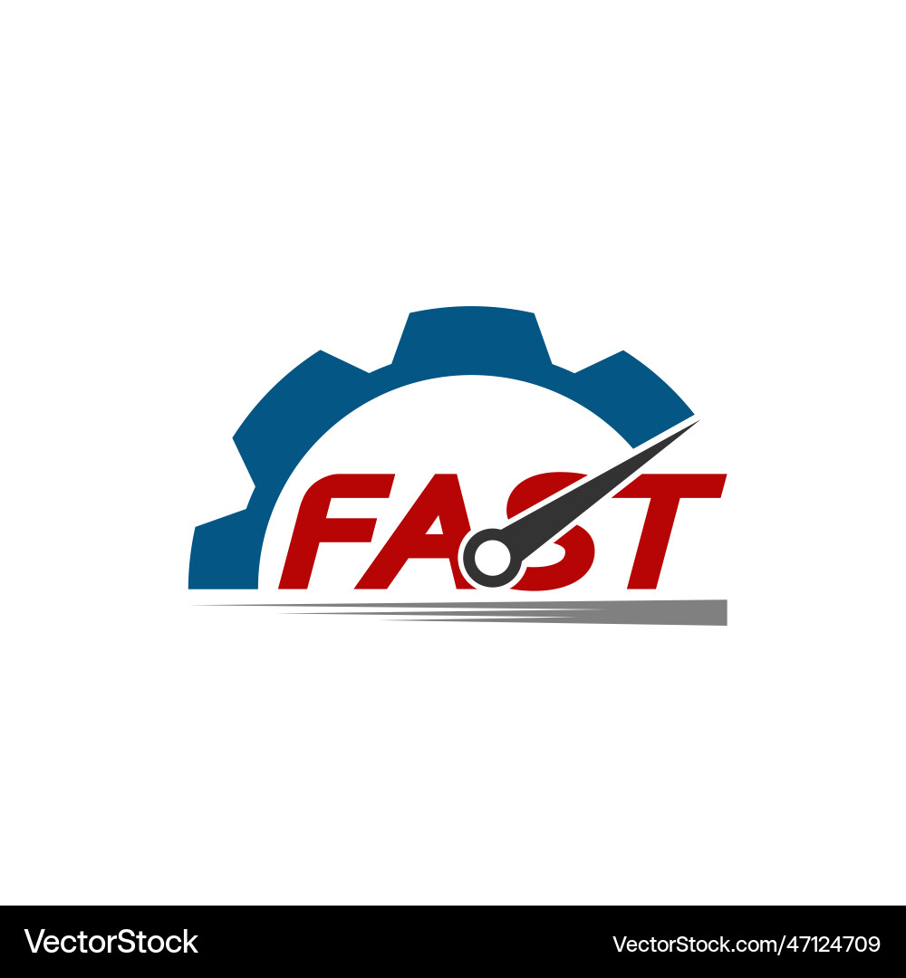 Speed logo racing event with the main elements Vector Image