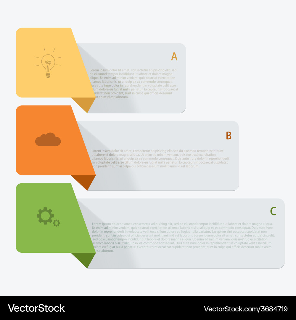 Modern infographic background Royalty Free Vector Image