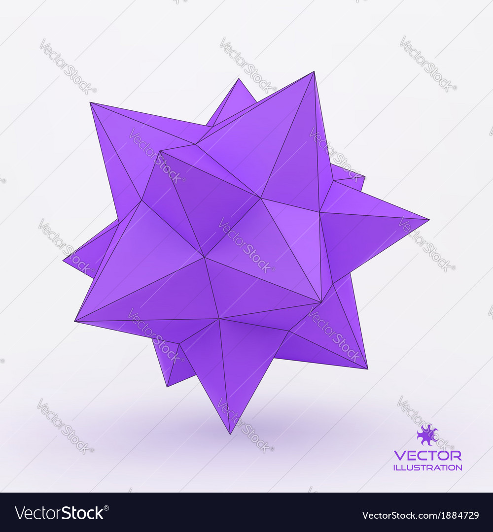 3d structure background Royalty Free Vector Image
