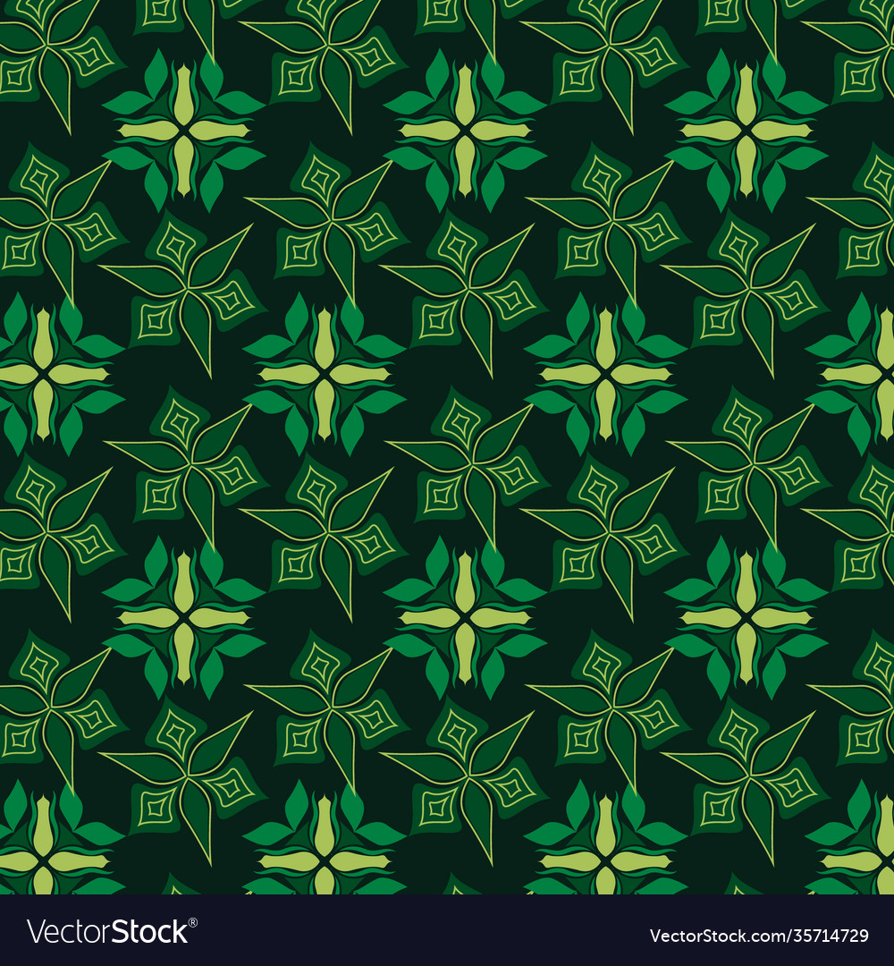 Batik seamless pattern indonesian pattern Vector Image