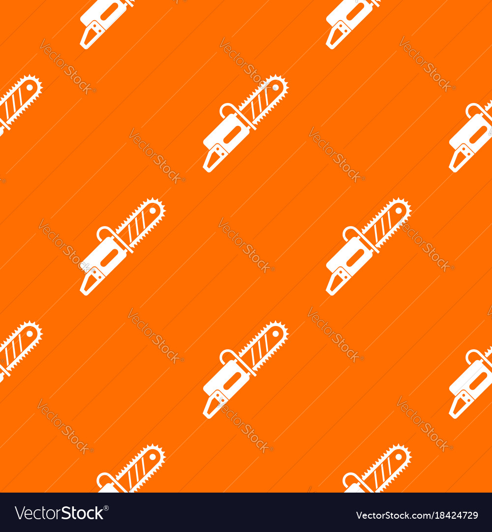 Chainsaw pattern seamless Royalty Free Vector Image