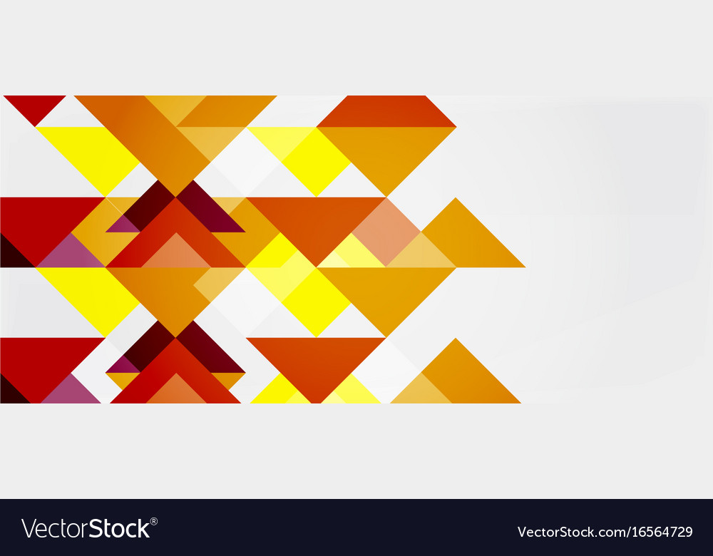 Triangle pattern design background Royalty Free Vector Image
