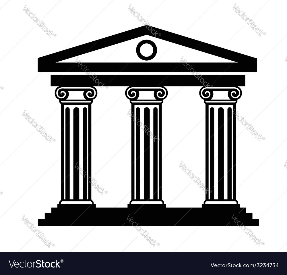 Column icon Royalty Free Vector Image - VectorStock
