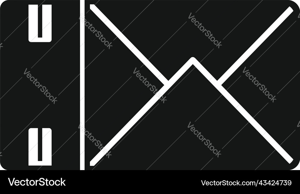 Box ecology icon simple pack recycle Royalty Free Vector