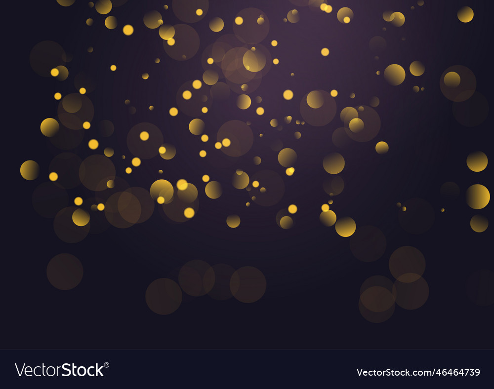 Golden bokeh lights background Royalty Free Vector Image Golden bokeh lights background Royalty Free Vector Image