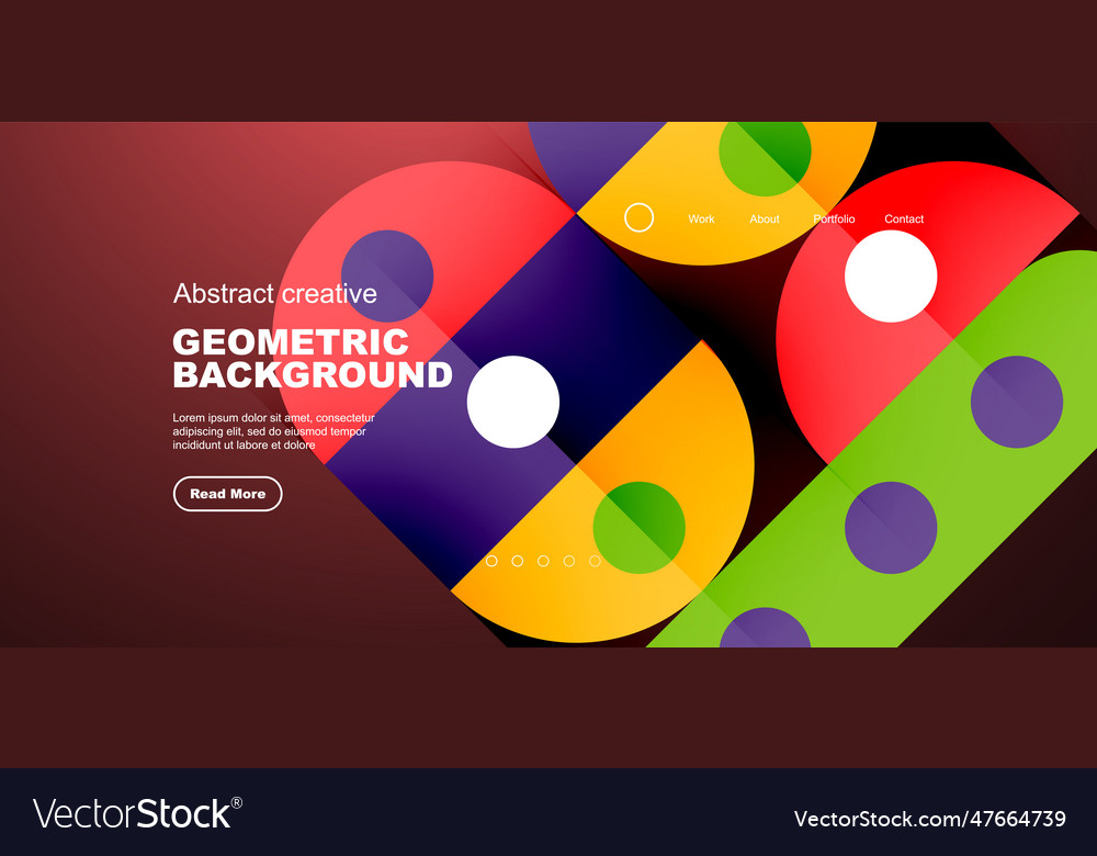 Simple circles and round elements pattern Vector Image