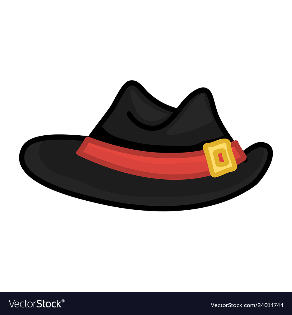Hat isolated Royalty Free Vector Image - VectorStock