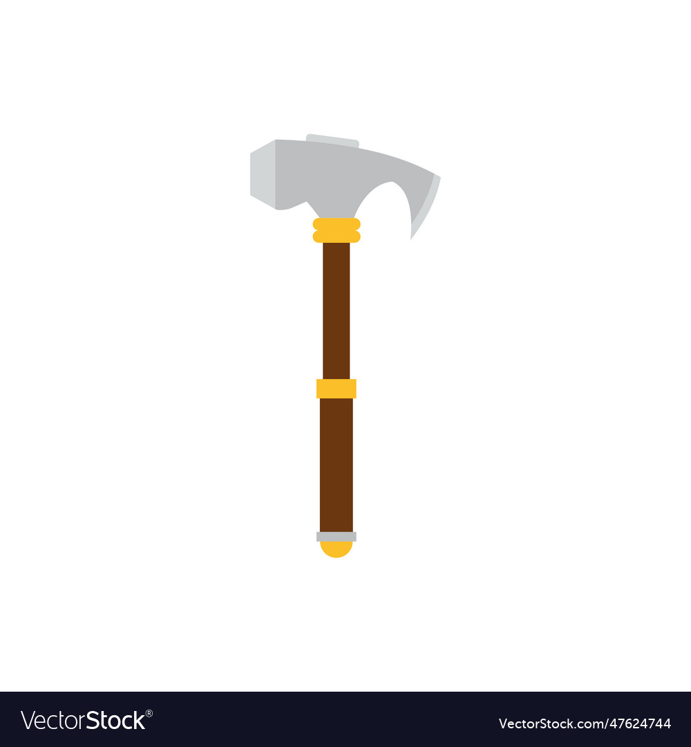 Isolated hammer weapon medieval icon Royalty Free Vector Isolated hammer weapon medieval icon Royalty Free Vector