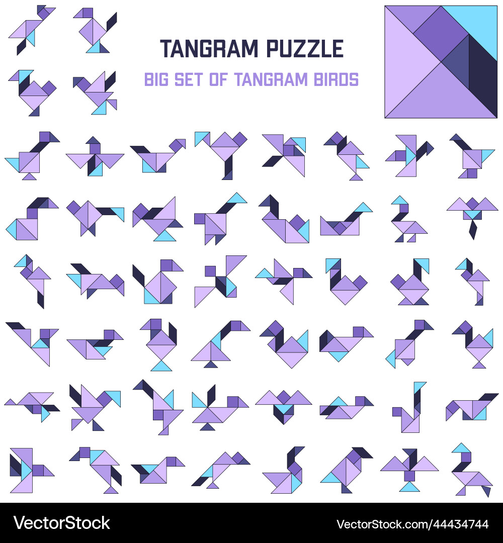 Tangram Images Of Birds Egg Tangram 9 Pc Makes Bird Shapes Too!