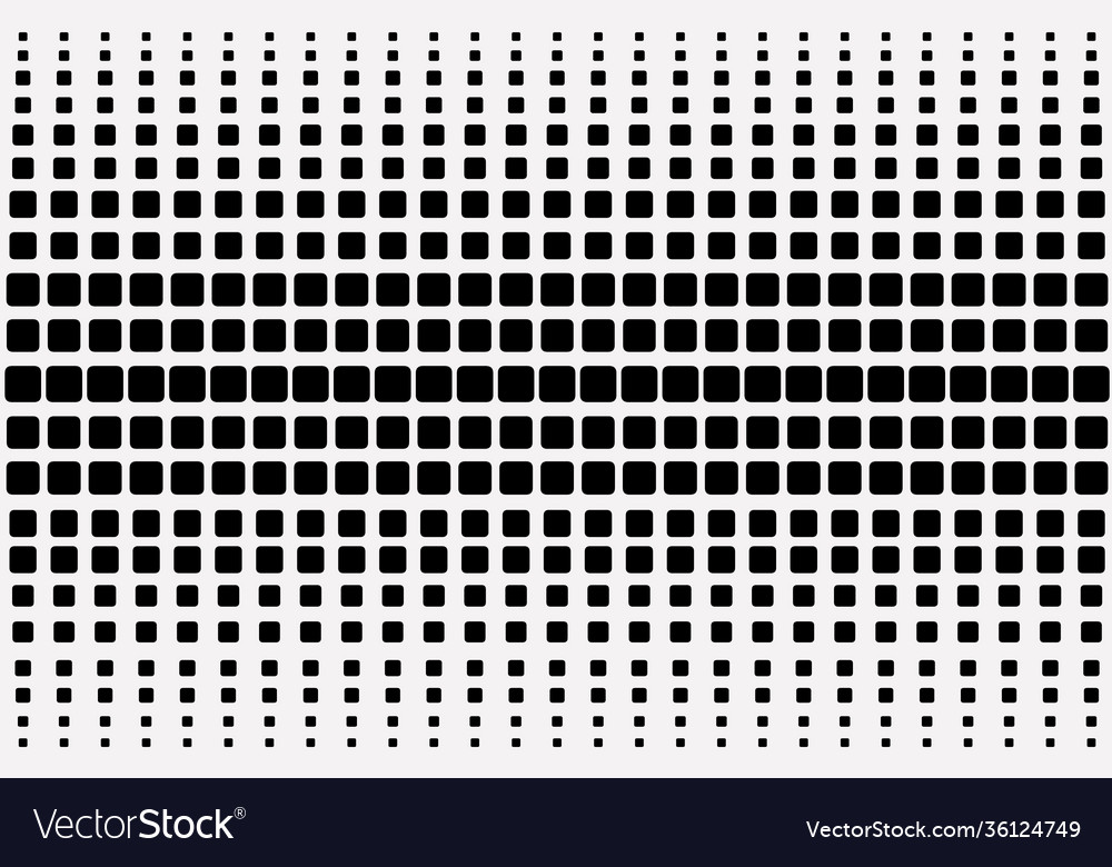 Beautiful rounded black square pattern Royalty Free Vector