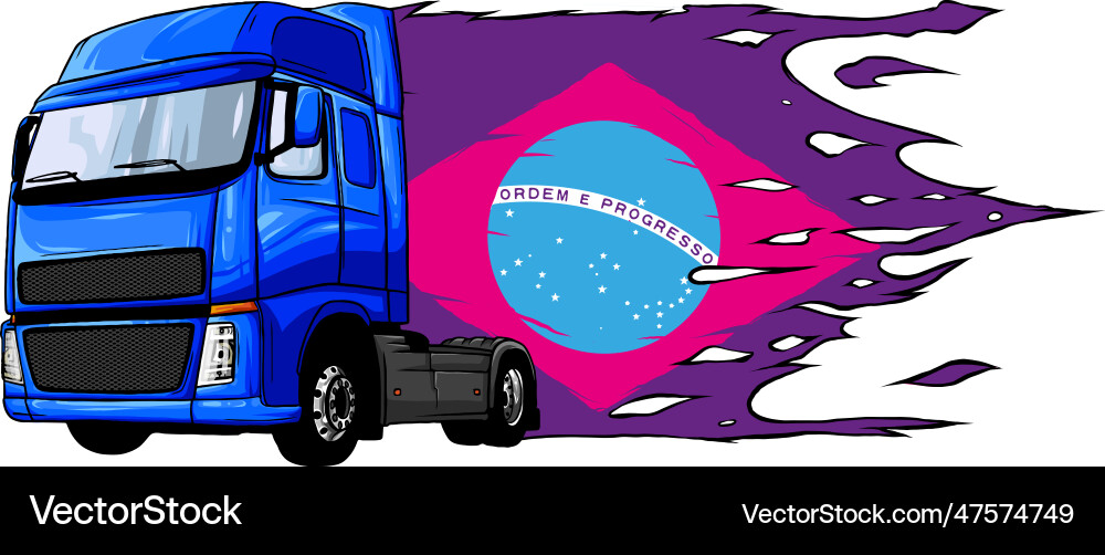 How To Draw A Semi Truck