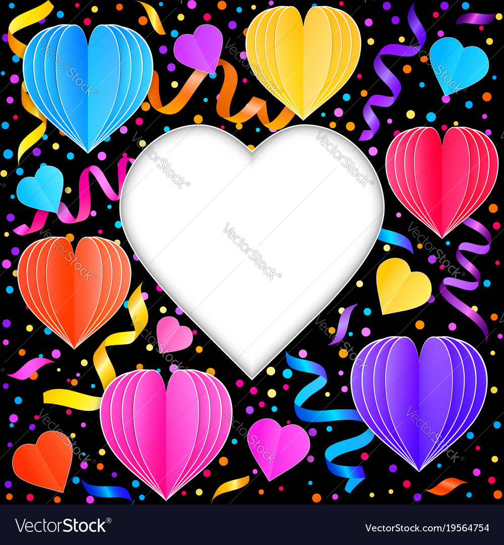 Colorful greeting card Royalty Free Vector Image