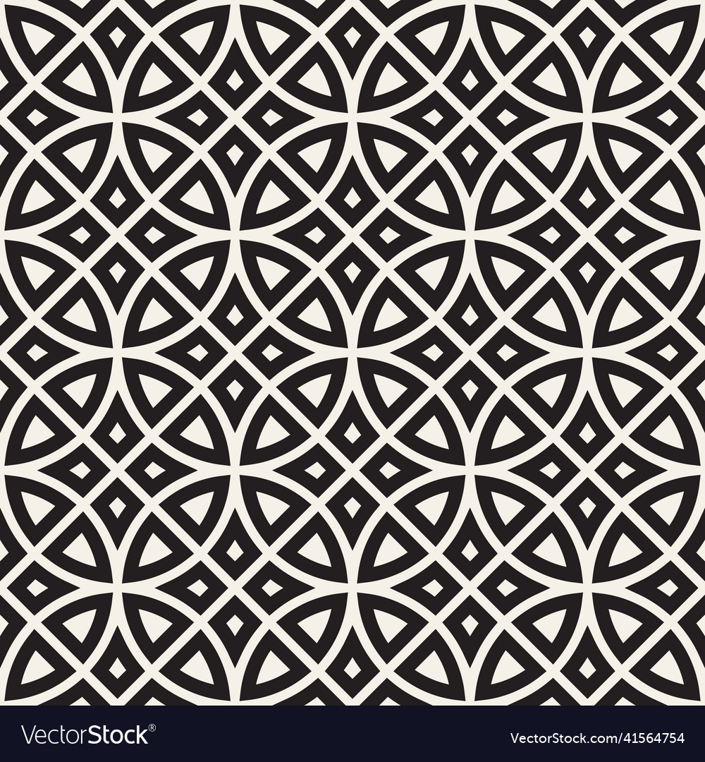 Seamless pattern repeating geometric elements Vector Image