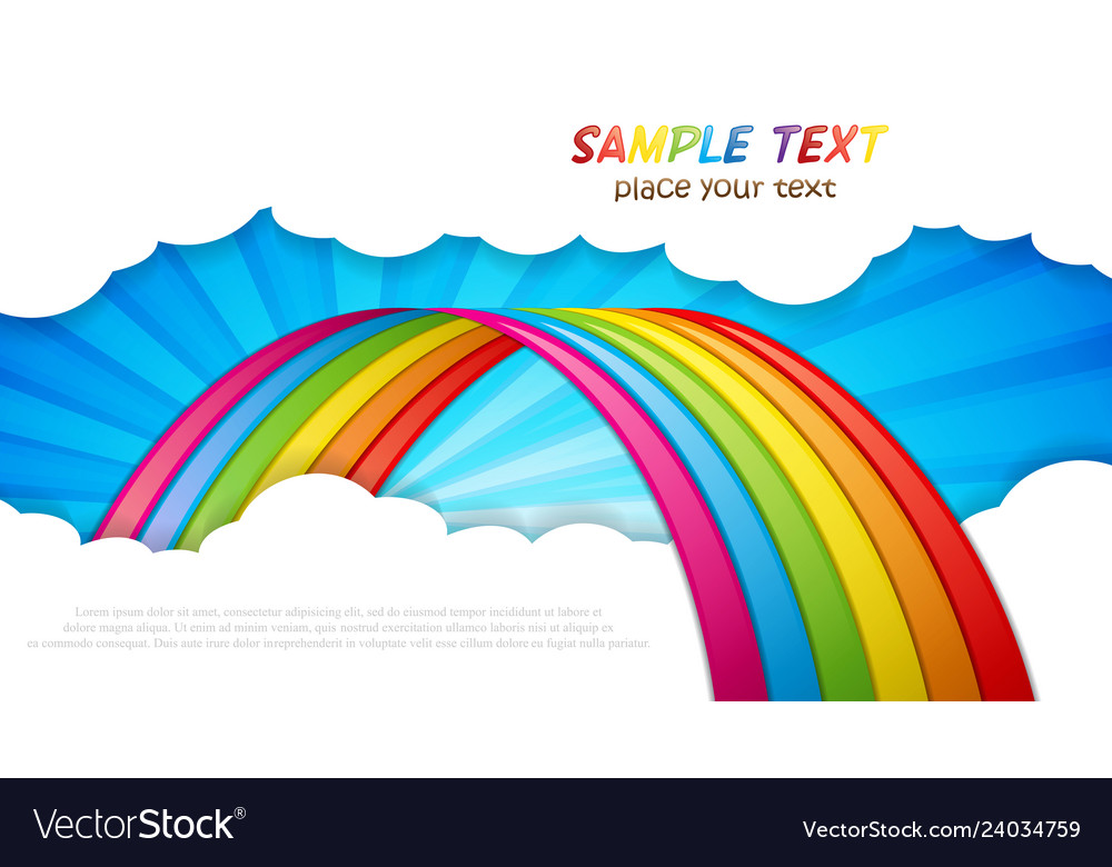 Rainbow Royalty Free Vector Image - VectorStock