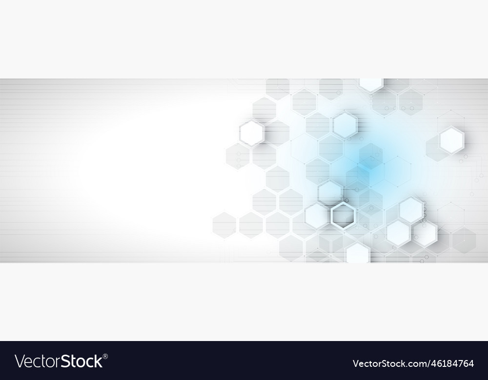 Artificial intelligence technology web background Vector Image