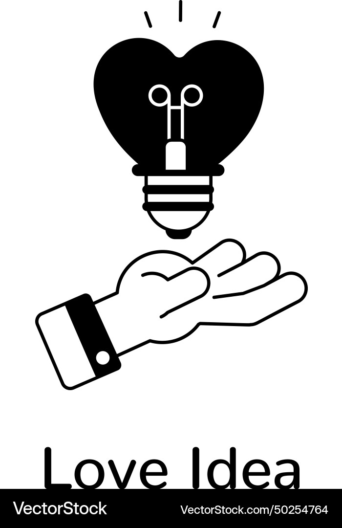 Love idea Royalty Free Vector Image - VectorStock