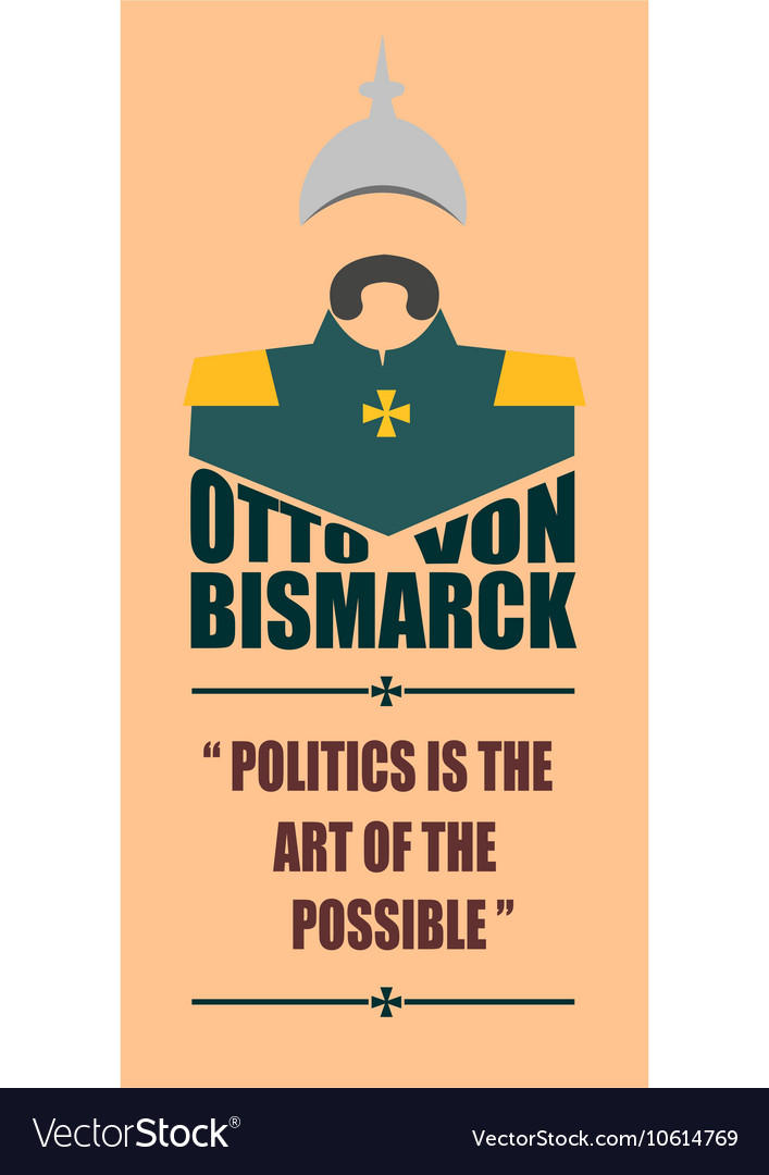 German infantryman world war otto von bismarck Vector Image