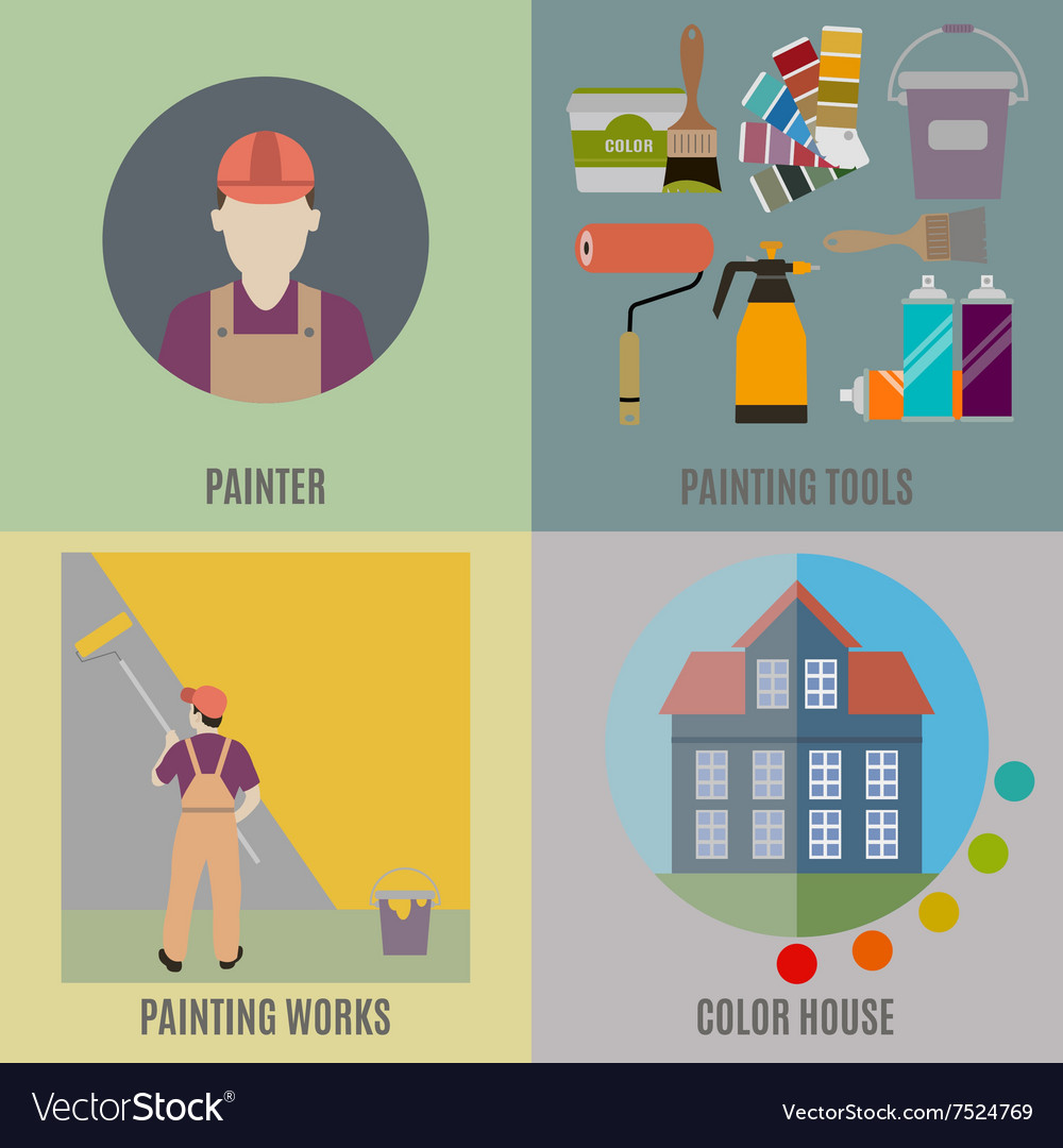 Painter Royalty Free Vector Image - VectorStock