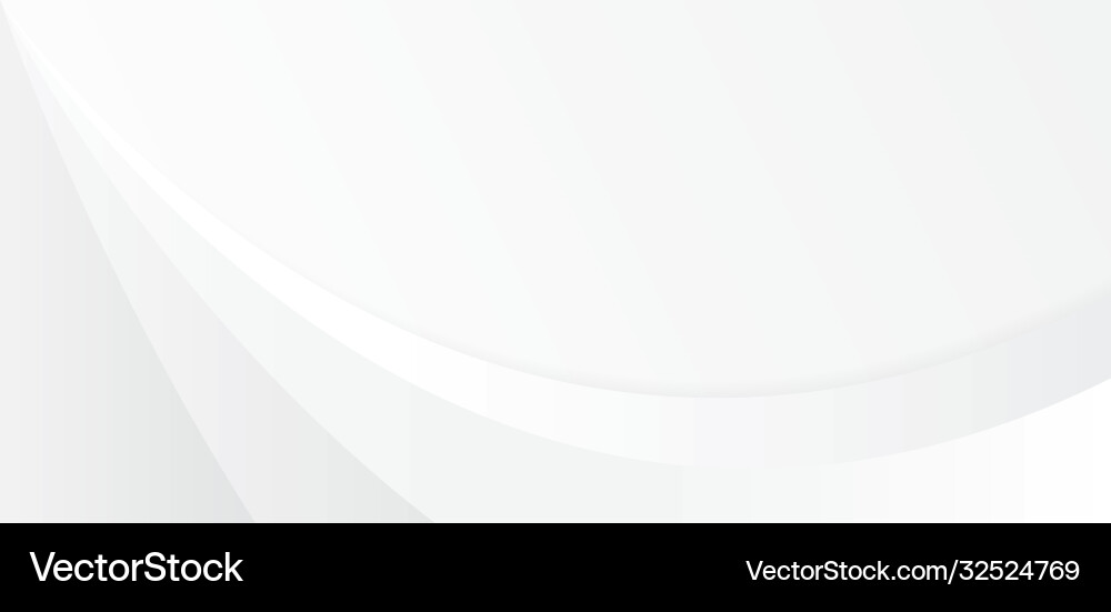 White luxury background curve shape design Vector Image