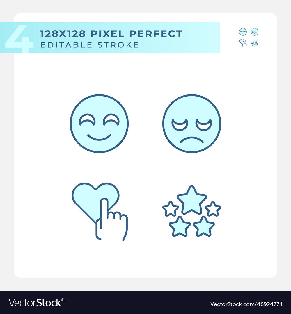 User feedback about service pixel perfect rgb Vector Image User feedback about service pixel perfect rgb Vector Image