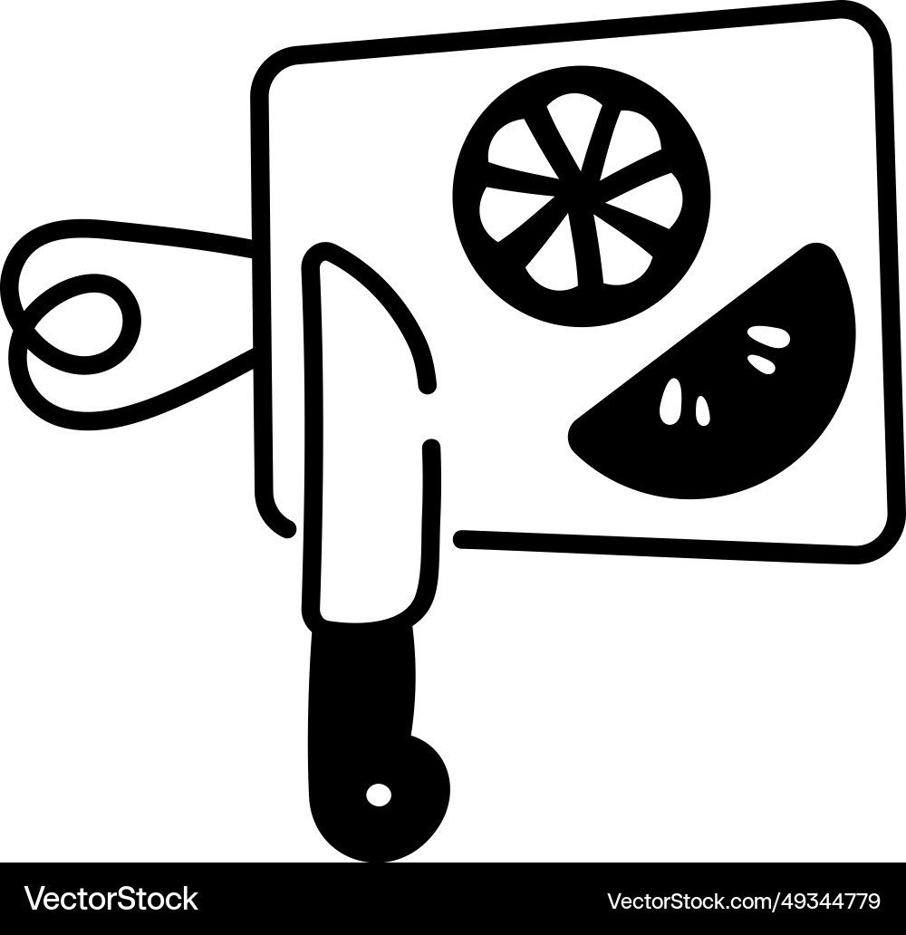 Cutting board Royalty Free Vector Image - VectorStock