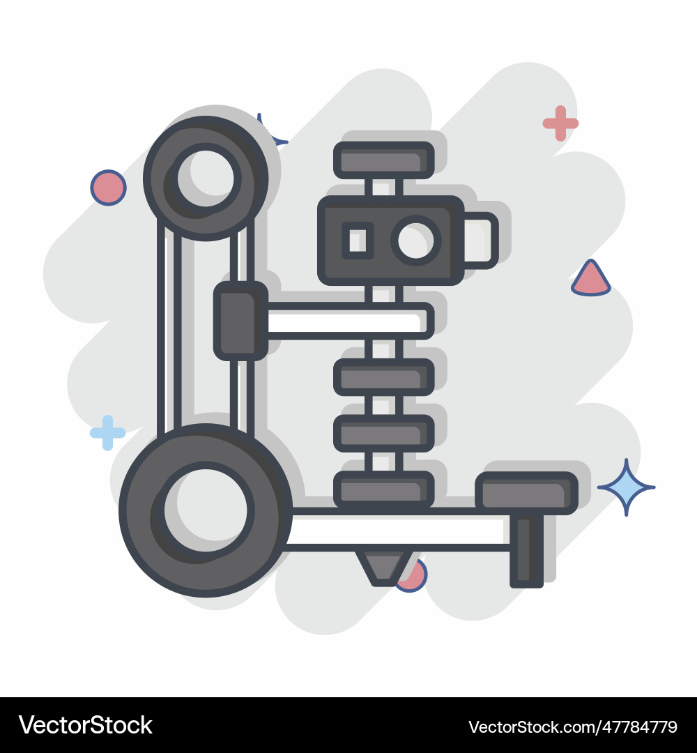 Icon digger related to agriculture symbol comic Vector Image