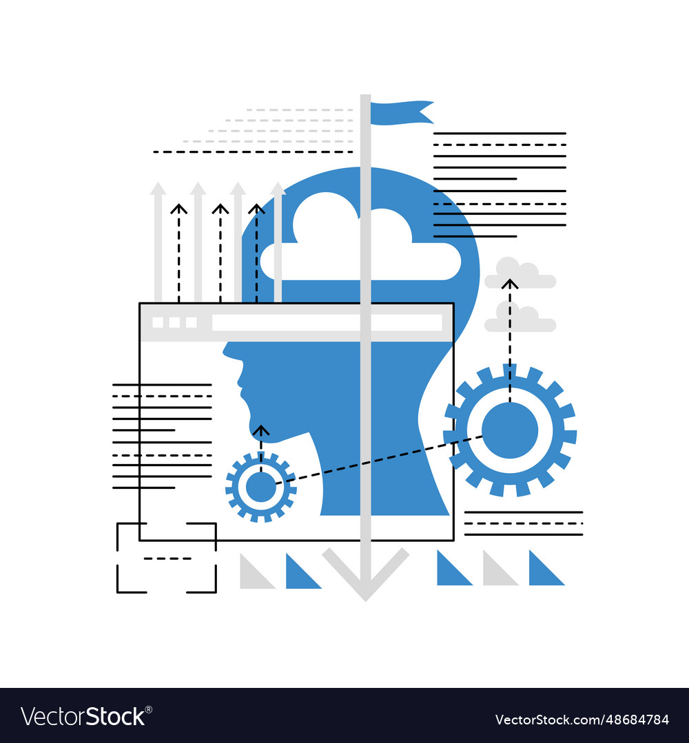 Brain training exercise Royalty Free Vector Image