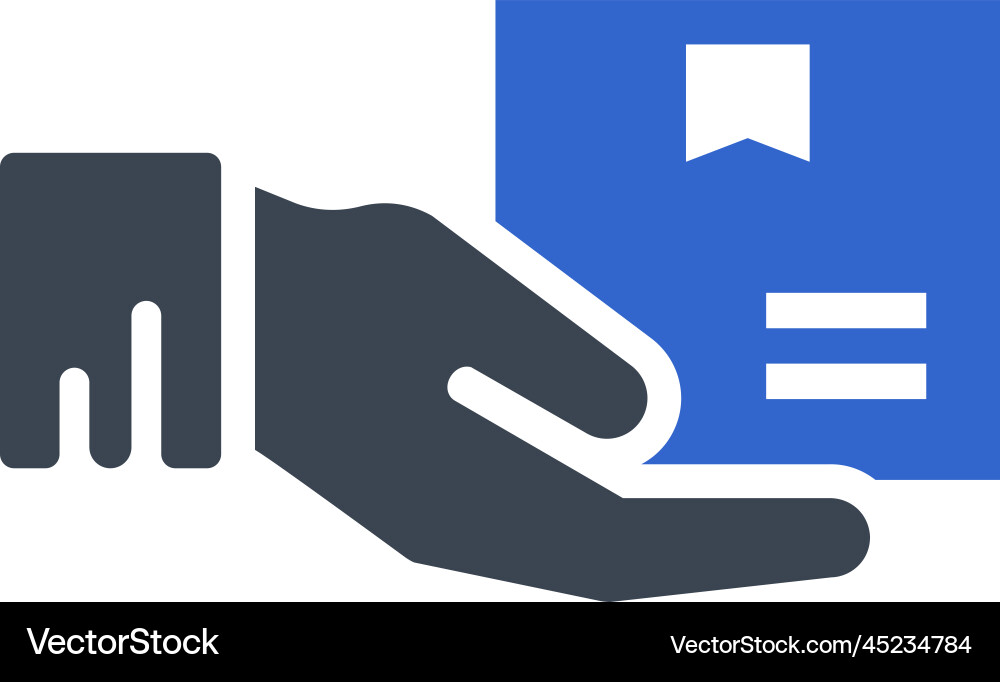 Parcel delivery icon Royalty Free Vector Image