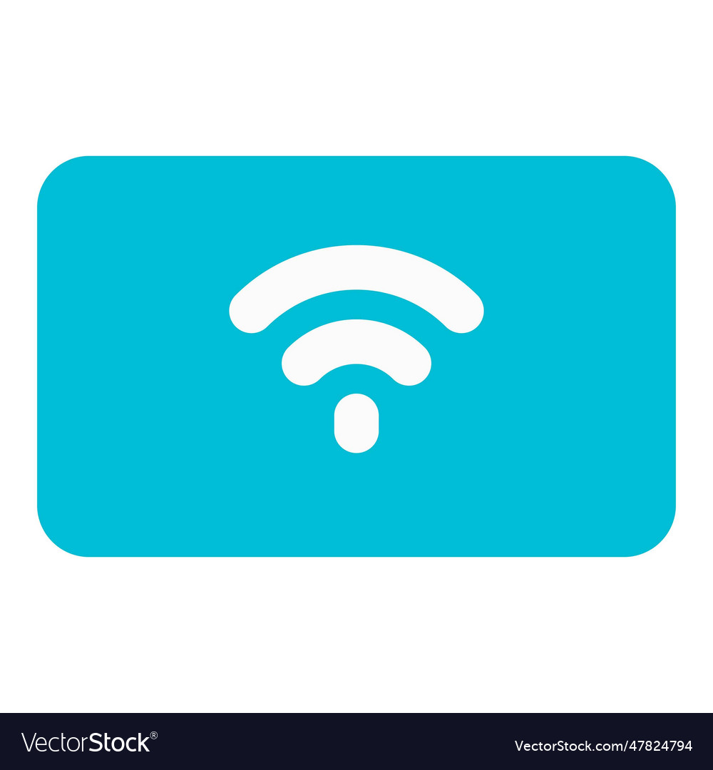 Radio frequency identification chip used Vector Image Radio frequency identification chip used Vector Image