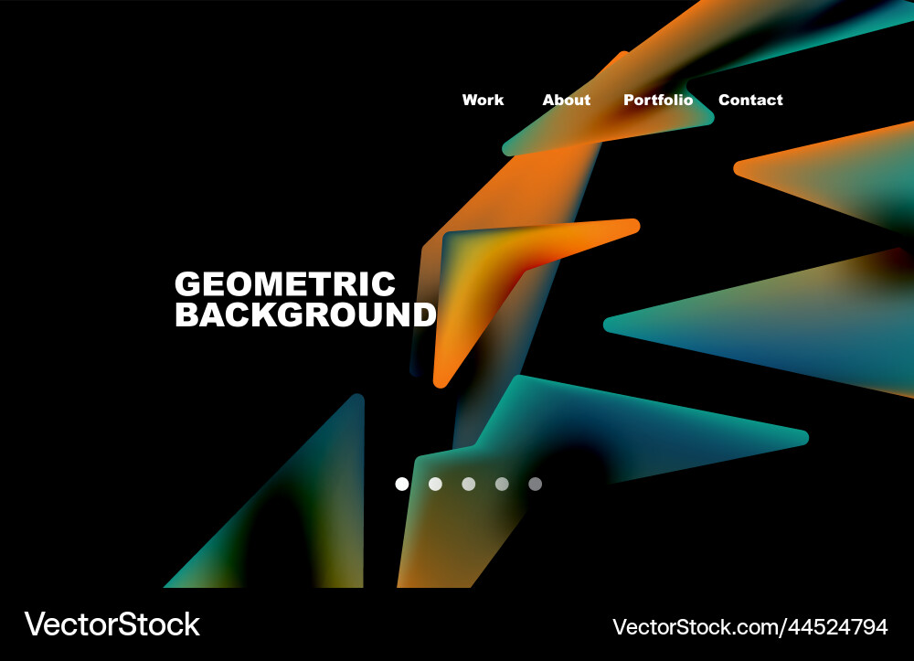 Shards shape composition abstract background web Vector Image