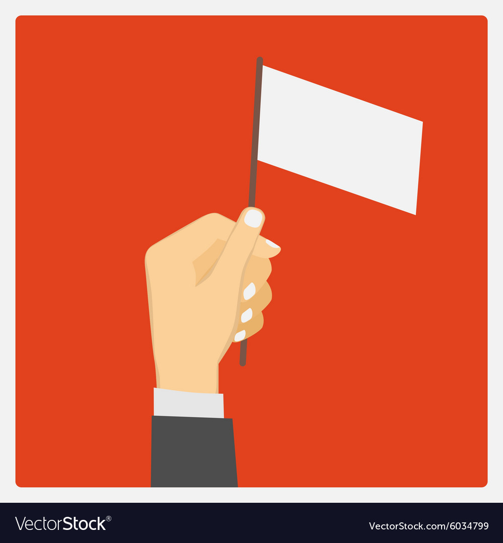 Empty flag Royalty Free Vector Image - VectorStock