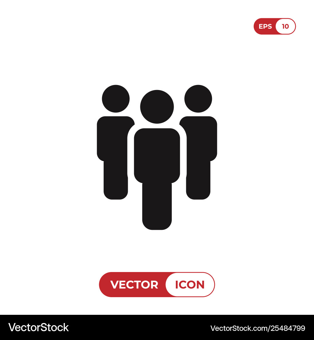 Group icon Royalty Free Vector Image - VectorStock