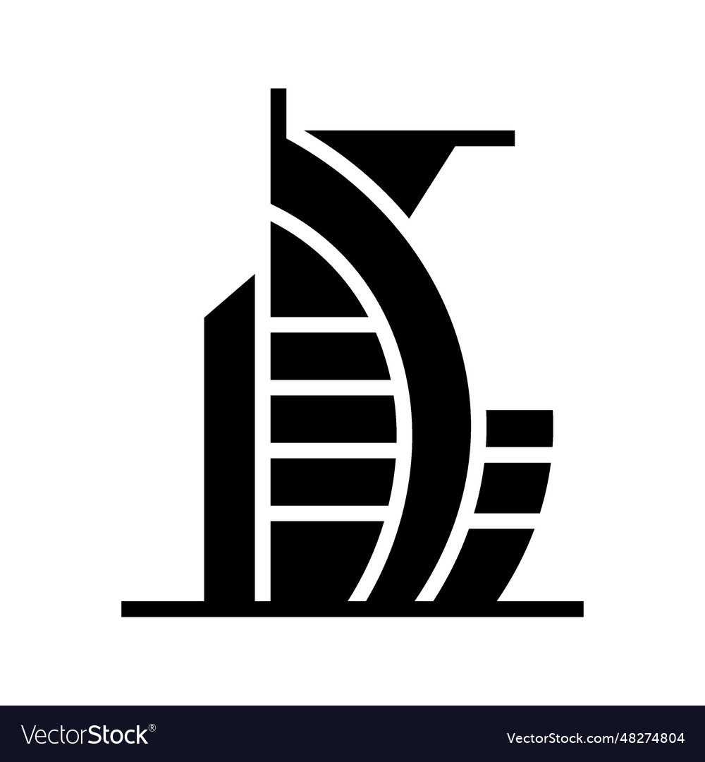 Burj al arab icon Royalty Free Vector Image - VectorStock Burj al arab icon Royalty Free Vector Image - VectorStock