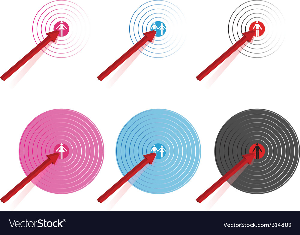 Target group Royalty Free Vector Image - VectorStock