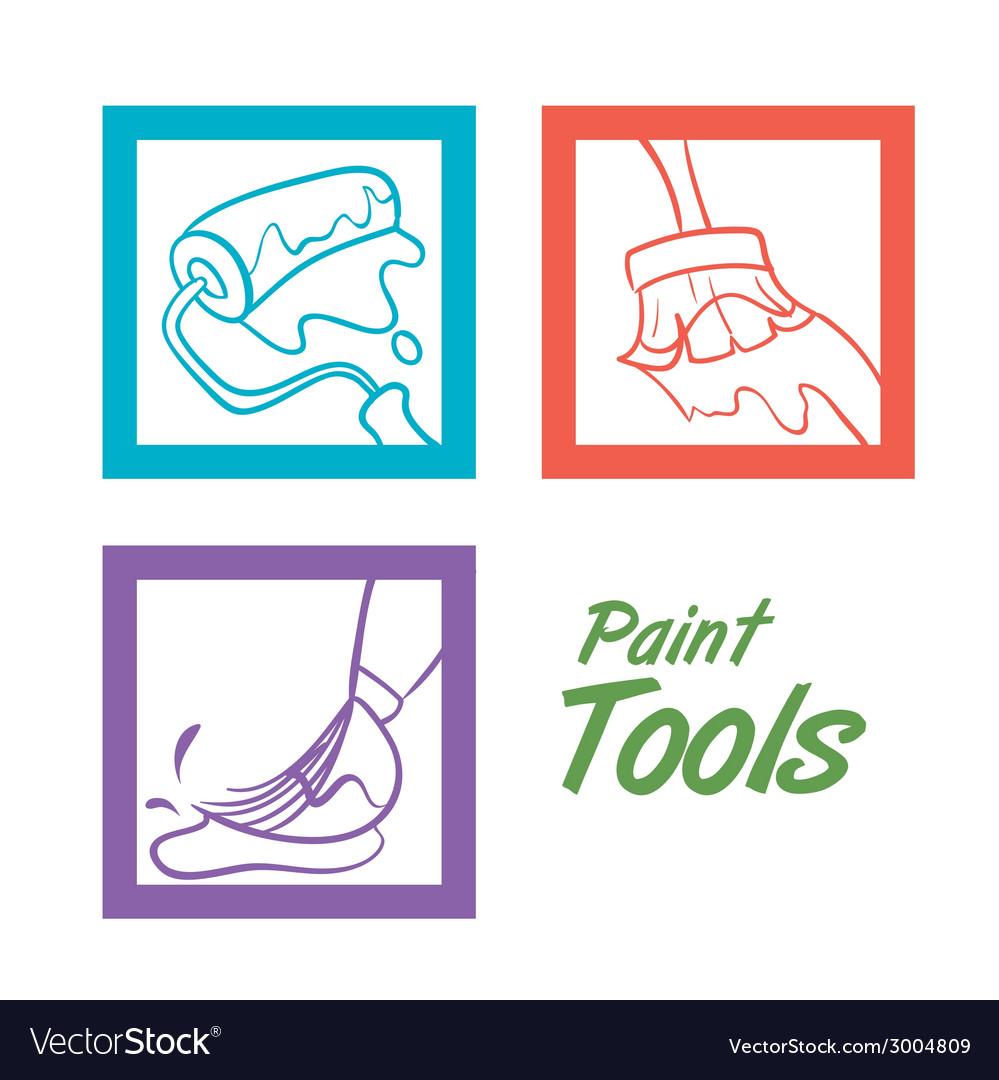 Tools design over white background Royalty Free Vector Image