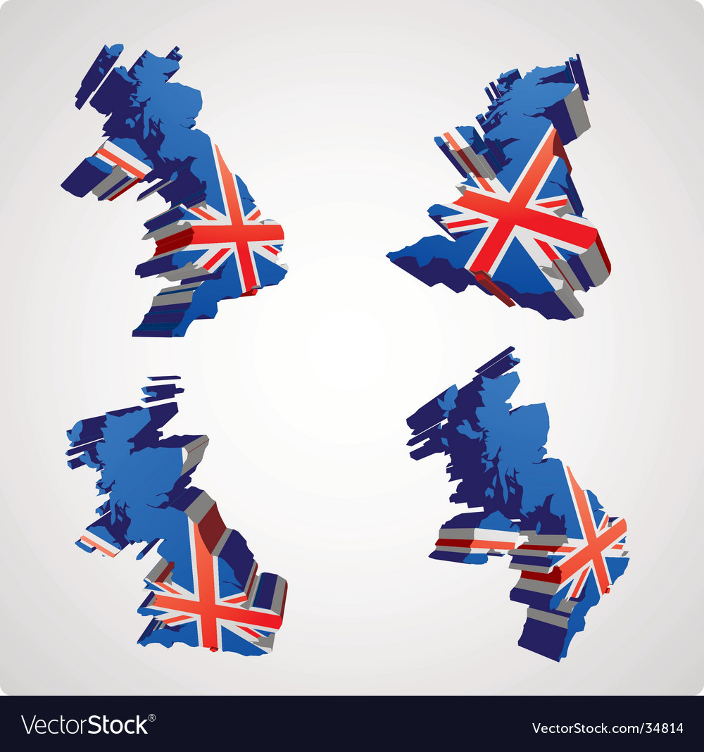 UK flag Royalty Free Vector Image - VectorStock