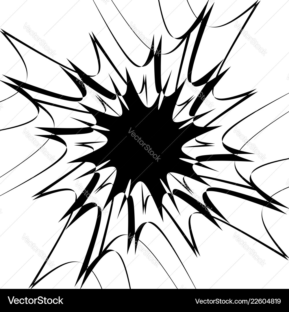 Rough edgy texture of random distorted shapes Vector Image