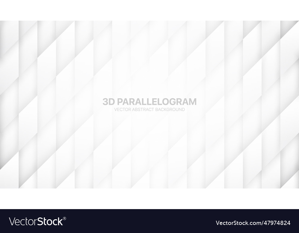3d parallelogram structure conceptual sci-fi Vector Image
