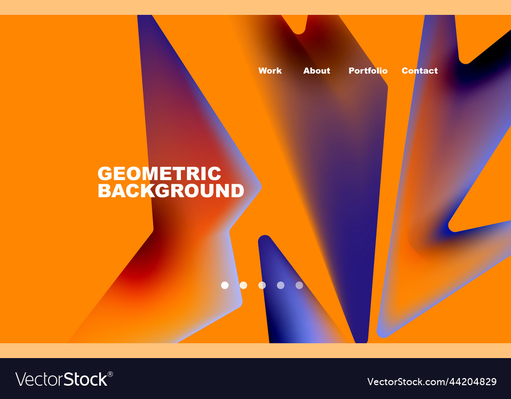 Shards shape composition abstract background web Vector Image