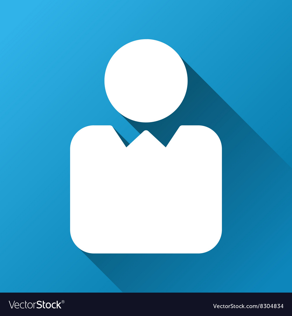 Client gradient square icon Royalty Free Vector Image
