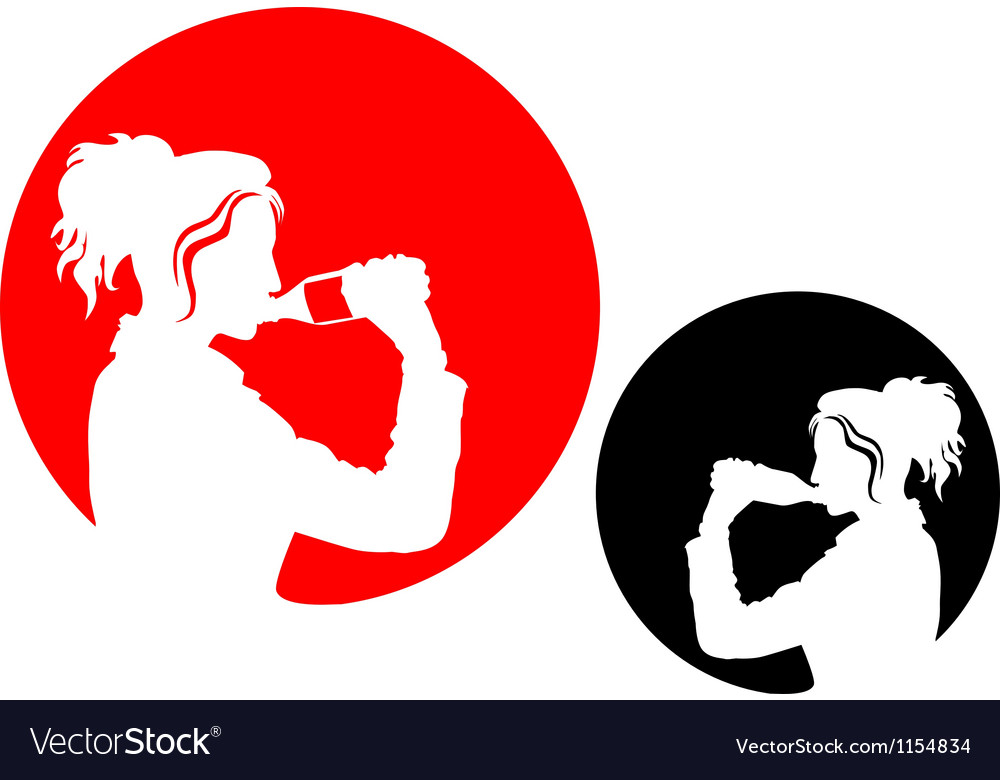 Drinking Royalty Free Vector Image - VectorStock