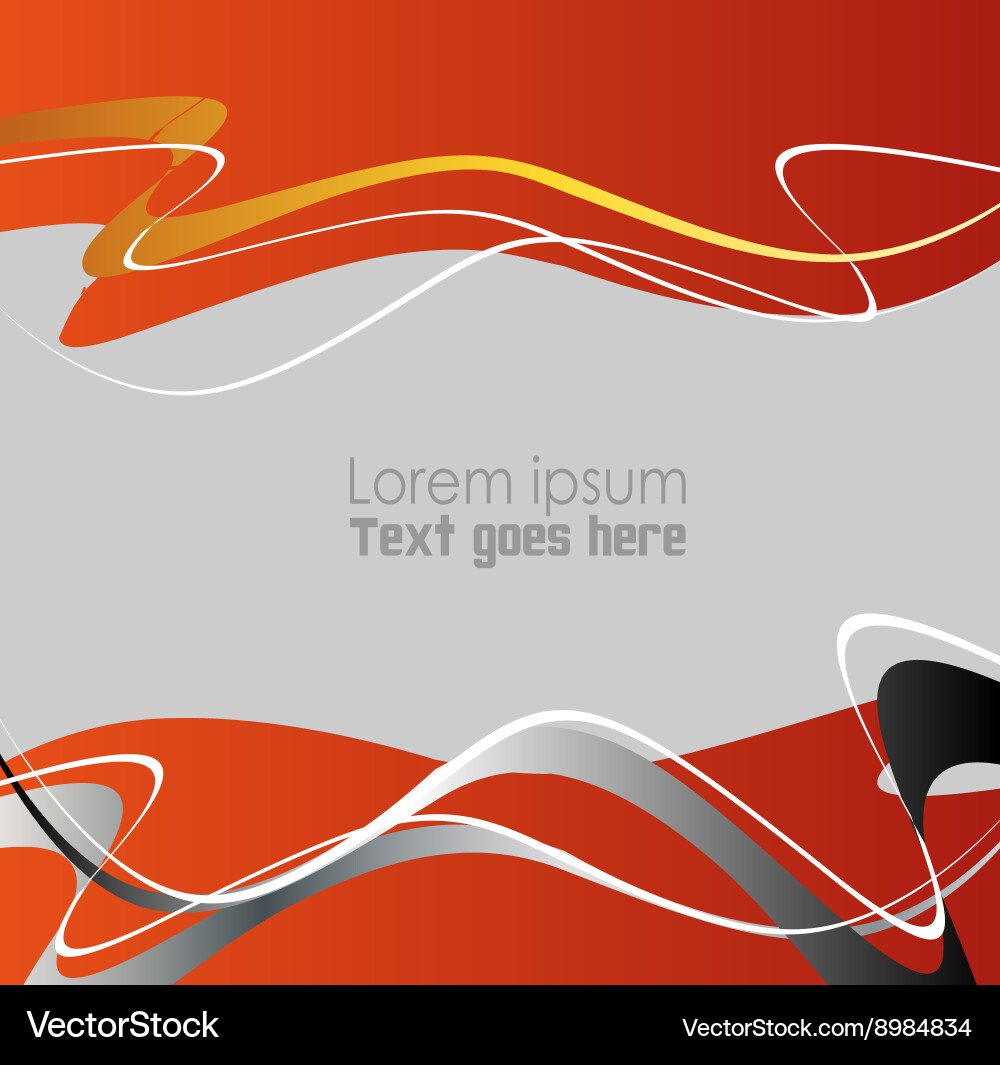 Orange elements abstract design Royalty Free Vector Image
