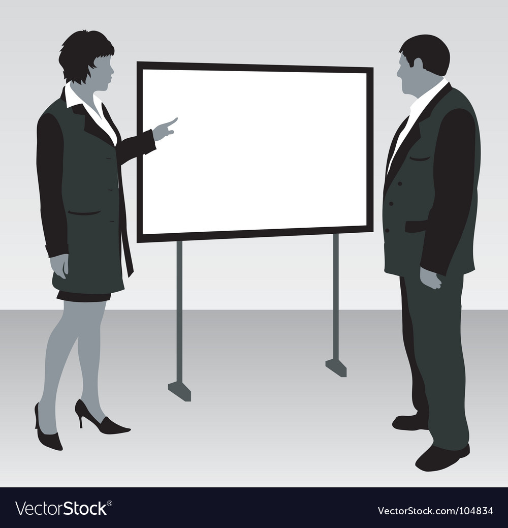 Project presentation Royalty Free Vector Image
